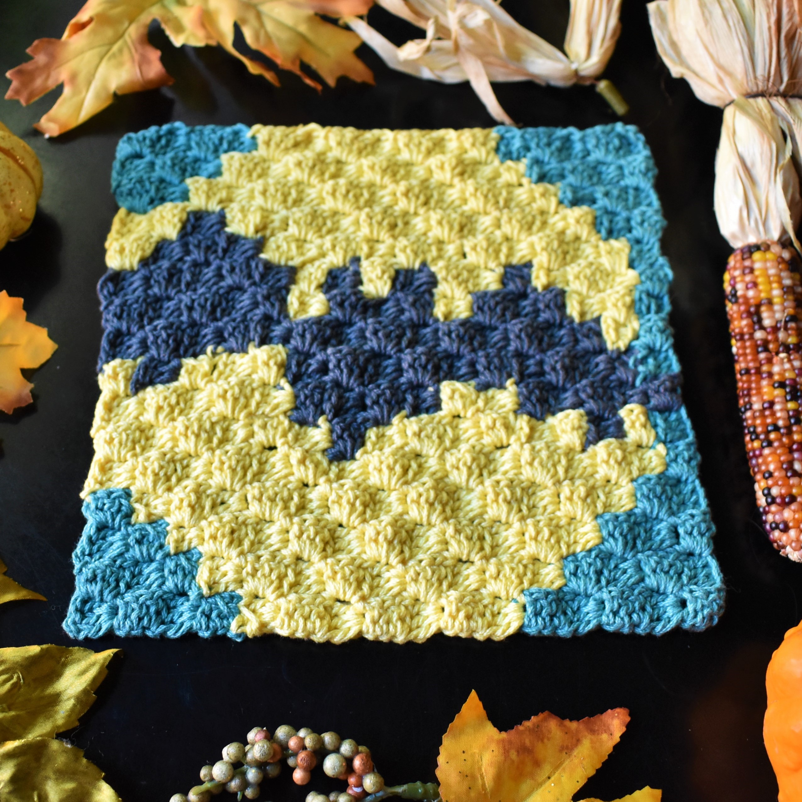 Spooky Halloween C2C Squares Bundle