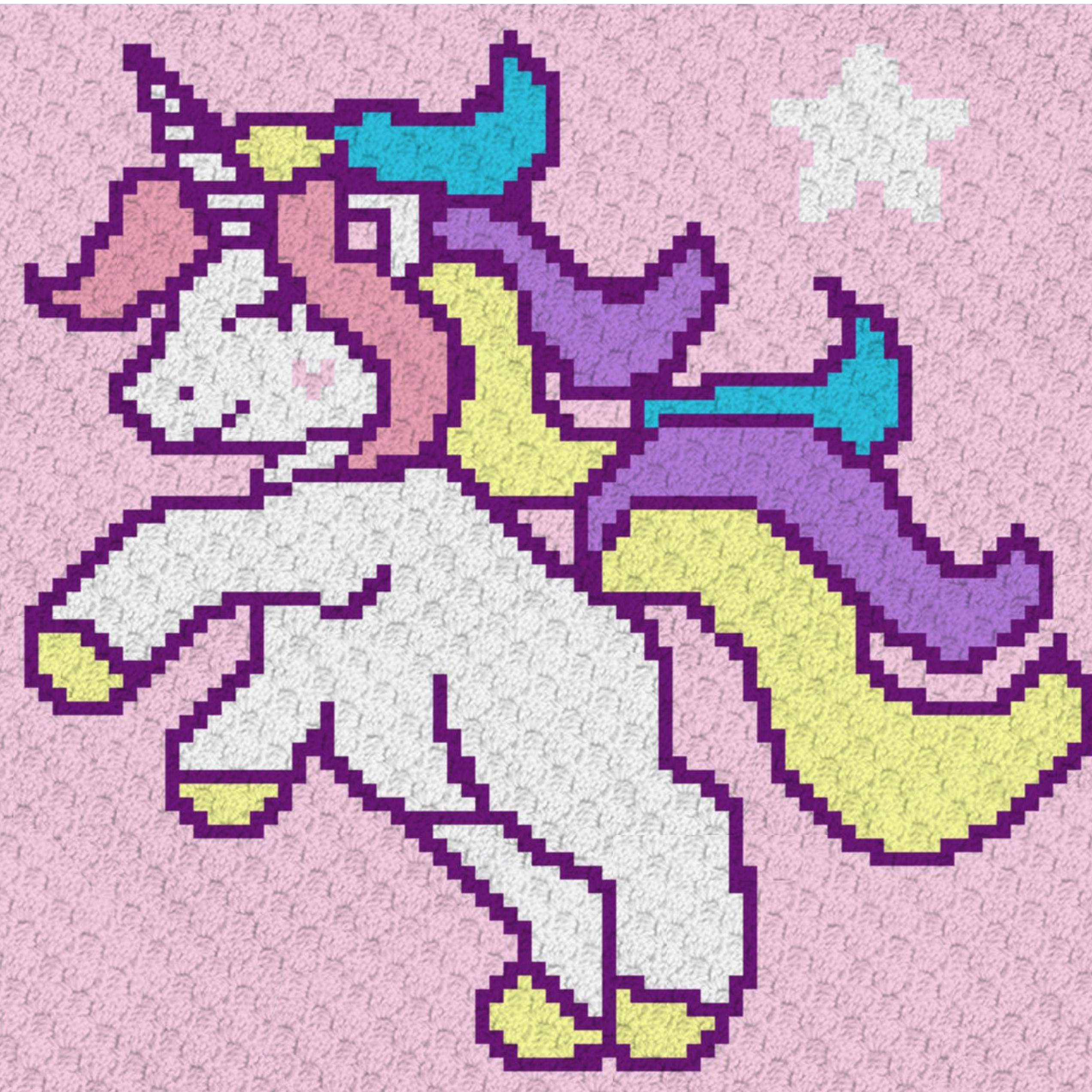 Magic Unicorn C2C / Graphghan